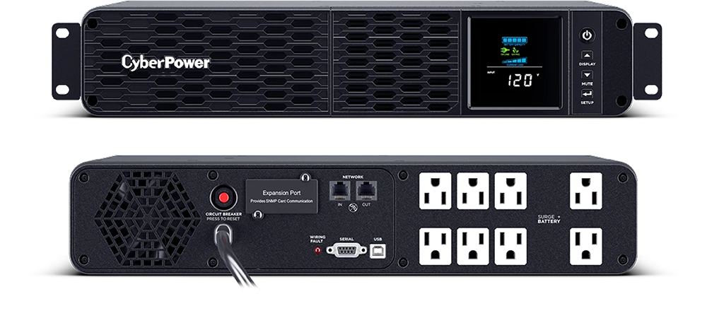 Short-Depth PFC Rackmount UPS System | CyberPower