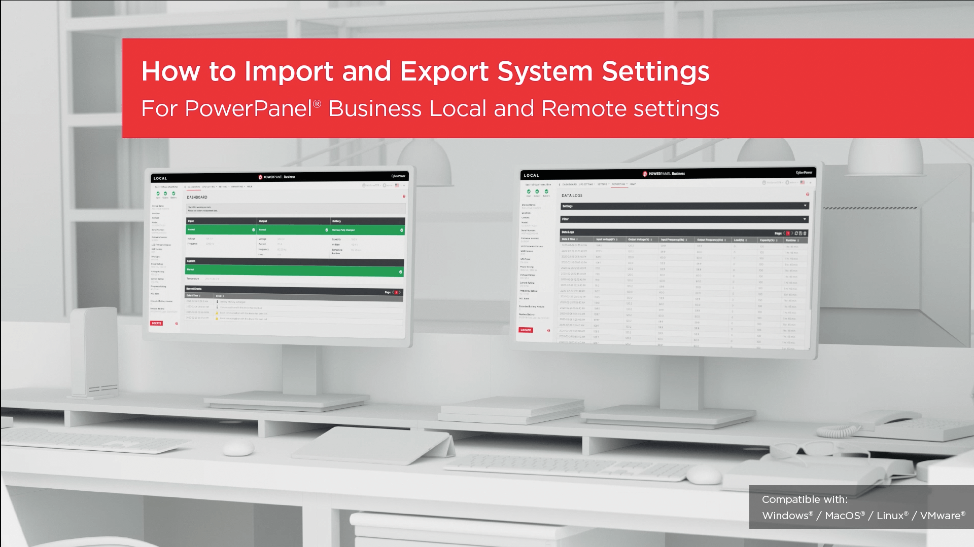 PowerPanel® Business Installation VMWare Tutorial Software Tutorial ...
