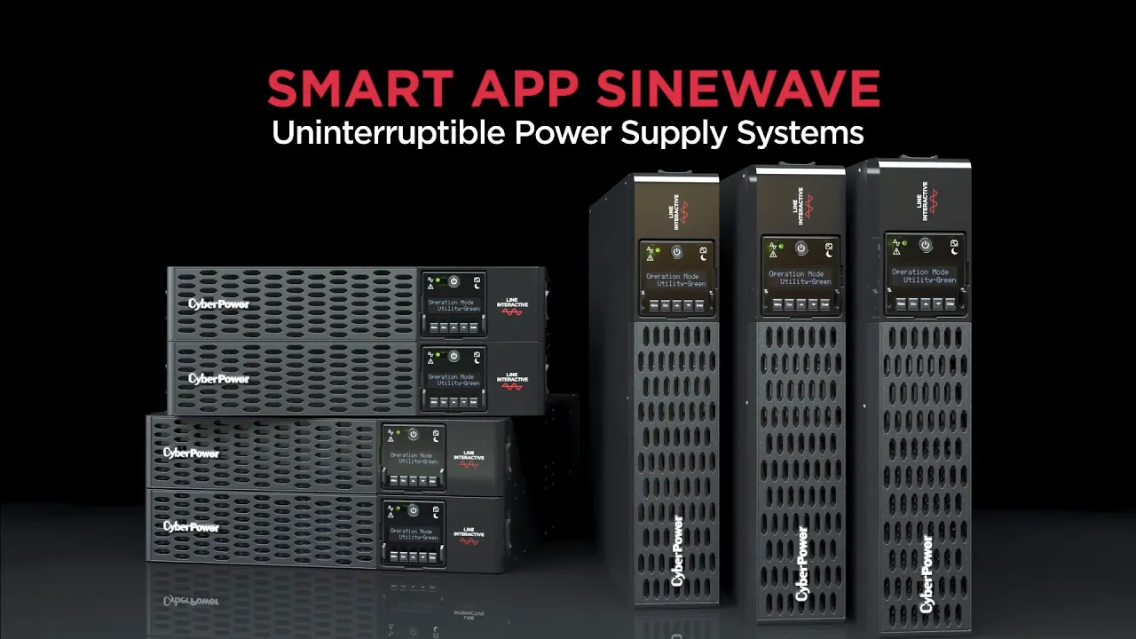 CyberPower Smart App Sinewave UPS PR Series | Series, Video | CyberPower